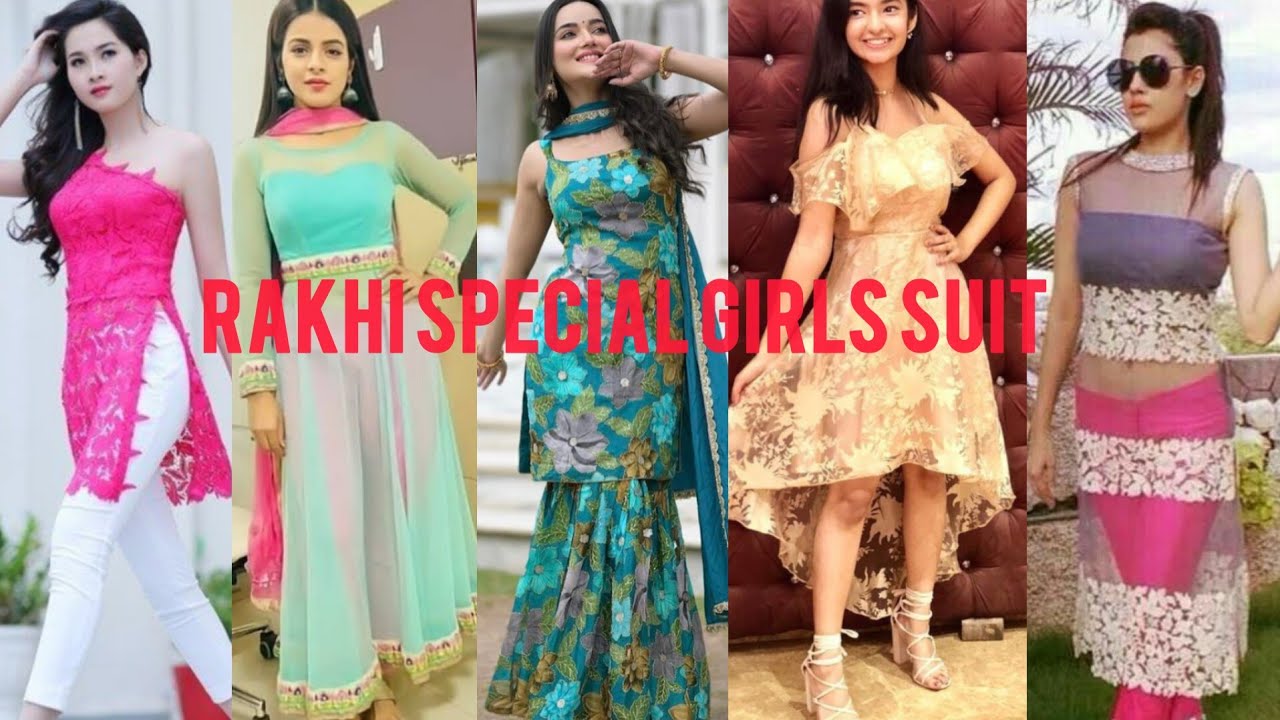 Beautiful new Rakhi special suit designs | Designer rakhi special dress ...