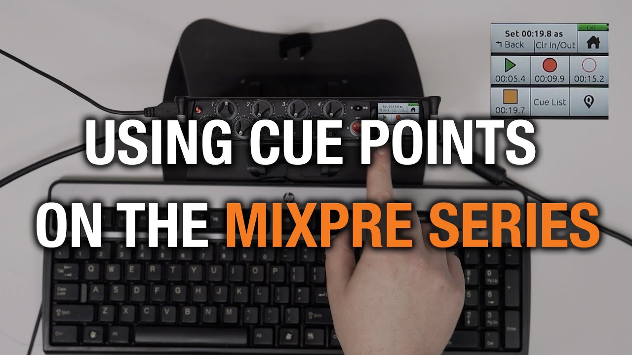 Using Cue Points on the MixPre Series - YouTube