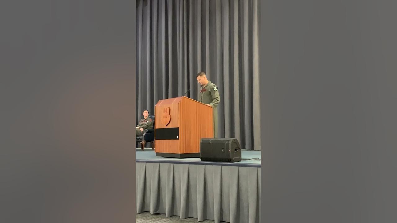 Lt Col Dougherty's Change of Command Speech (17 May 24) - YouTube