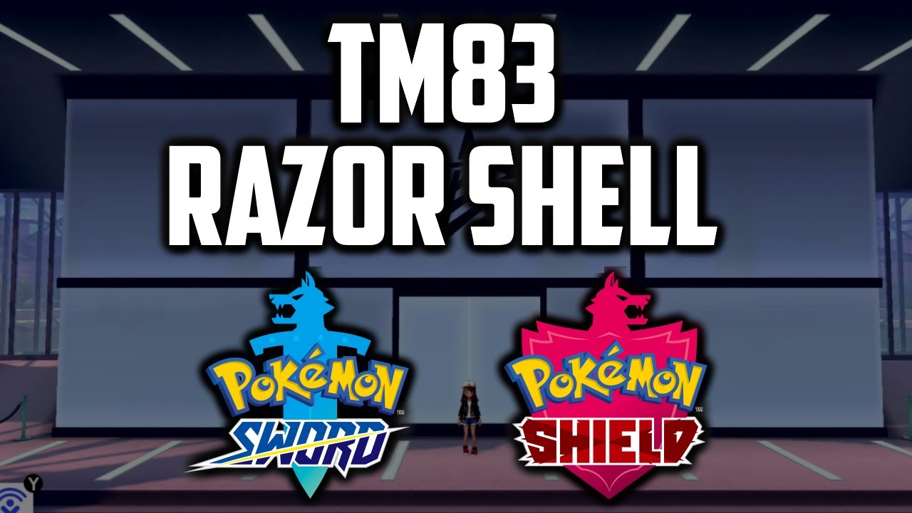 Where to Find TM83 Razor Shell in Pokemon Sword & Shield - YouTube