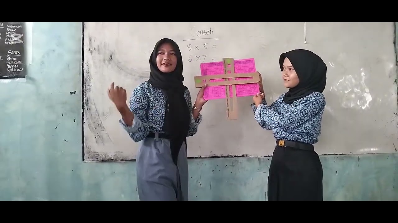 Membuat alat peraga papan perkalian - YouTube
