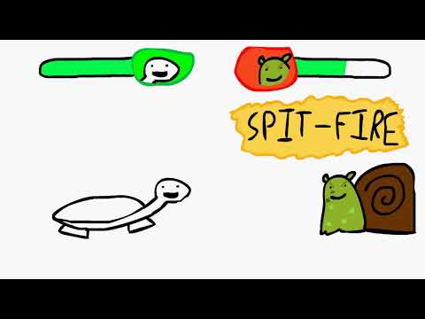 Turtle VS. Snail - YouTube