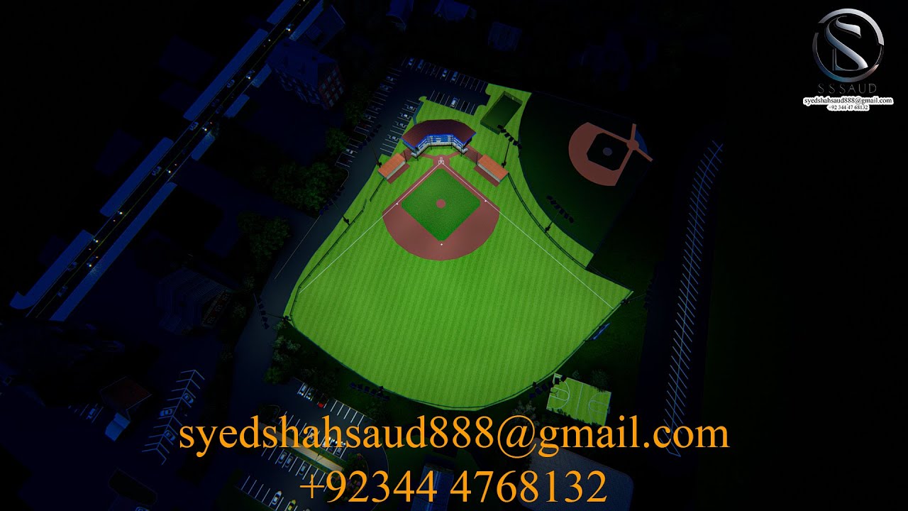 Base ball Ground Design - YouTube