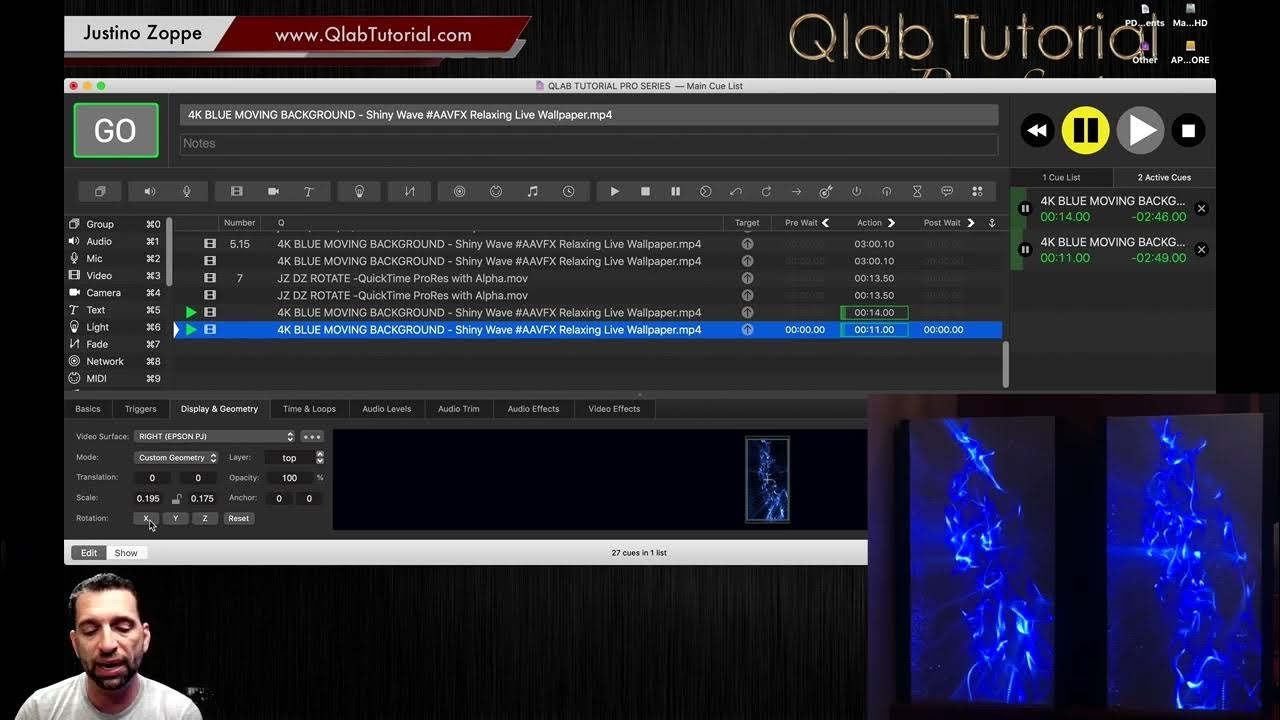 24 Animating Content Qlab Tutorial (Pro Series) - YouTube