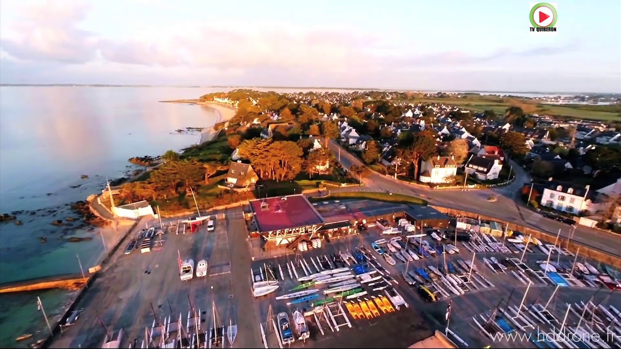 CARNAC | ⛵ Le Yacht Club de Carnac vu du ciel - CARNAC Télé - YouTube