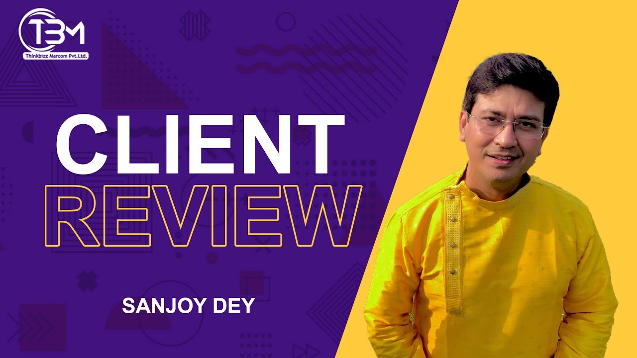Let's See What Sanjoy De has to Say about us! - YouTube
