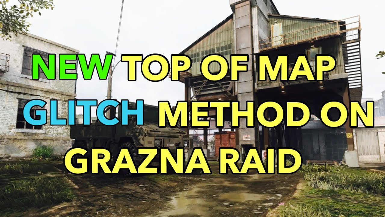 COD MW19 NEW TOP OF MAP GLITCH METHOD ON GRAZNA RAID!! - YouTube