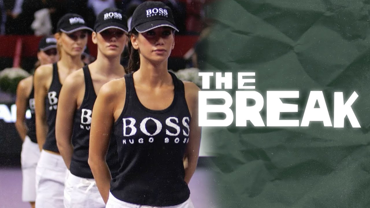 How models replaced ballkids at the Madrid Open | The Break - YouTube