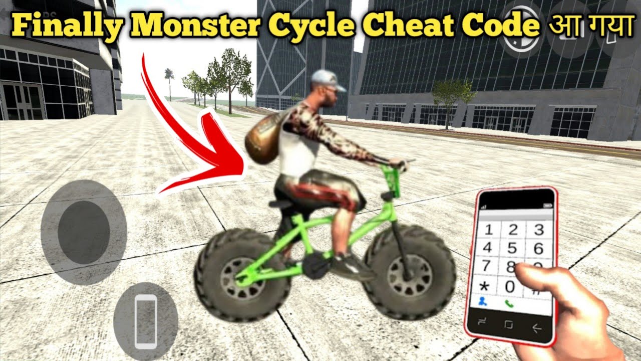 Indian Bike Driving 3D Monster Cycle Cheat Code | Monster Cycle Cheat Code Kya Hai | New Cheat ...
