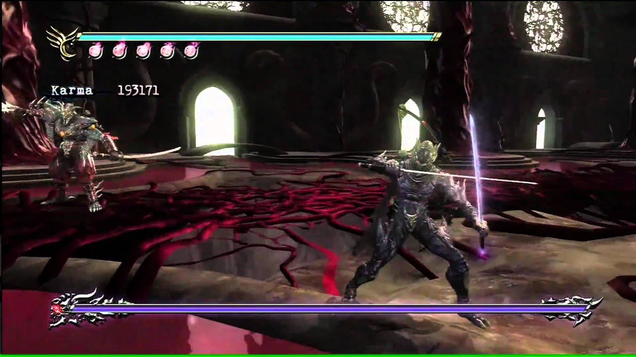 NINJA GAIDEN SIGMA 2: CHAPTER 17: MASTER NINJA: FIEND GENSHIN vs BLADE ...