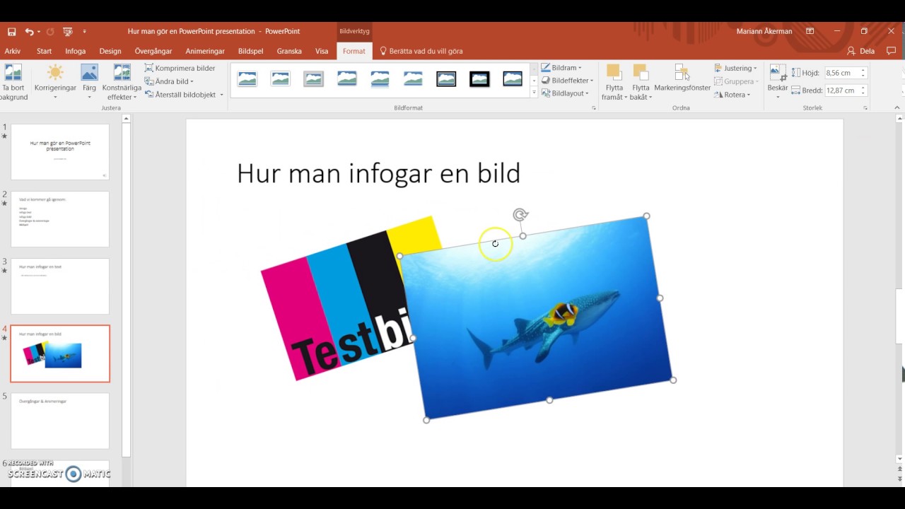 Hur man gör en PowerPoint presentation - YouTube