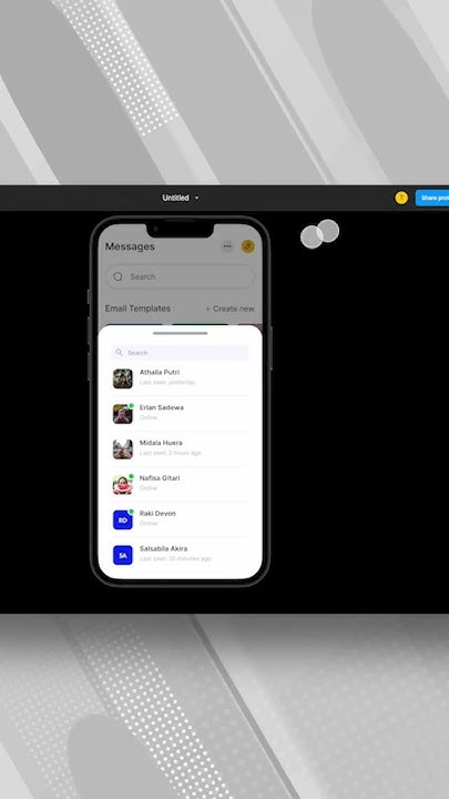 How to prototype a bottom sheet? - YouTube