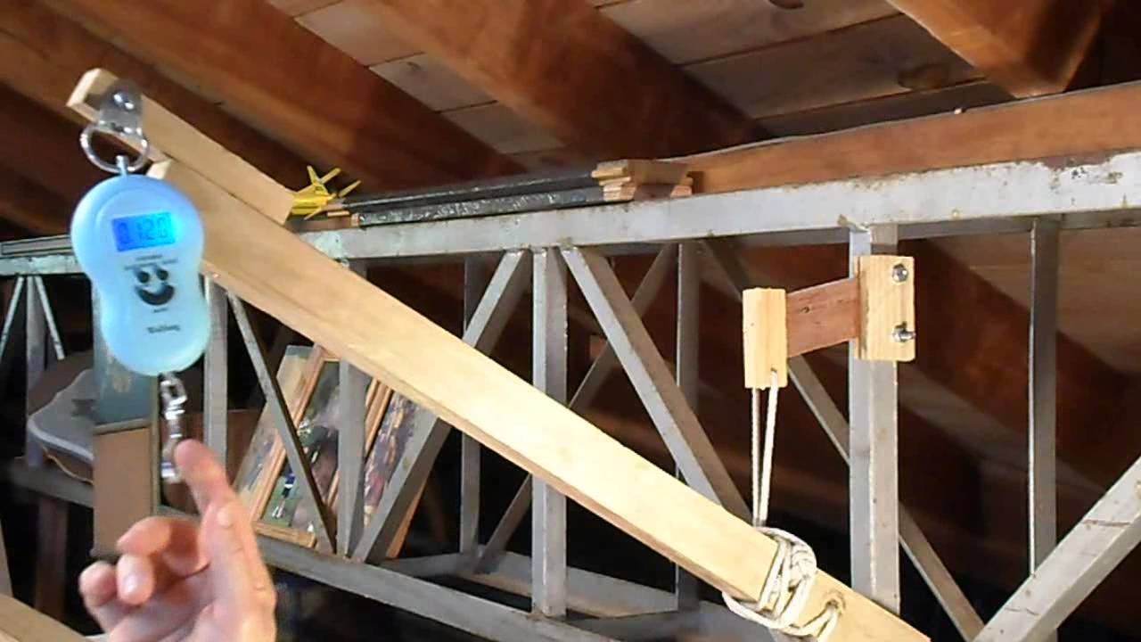 Shear load test II - YouTube