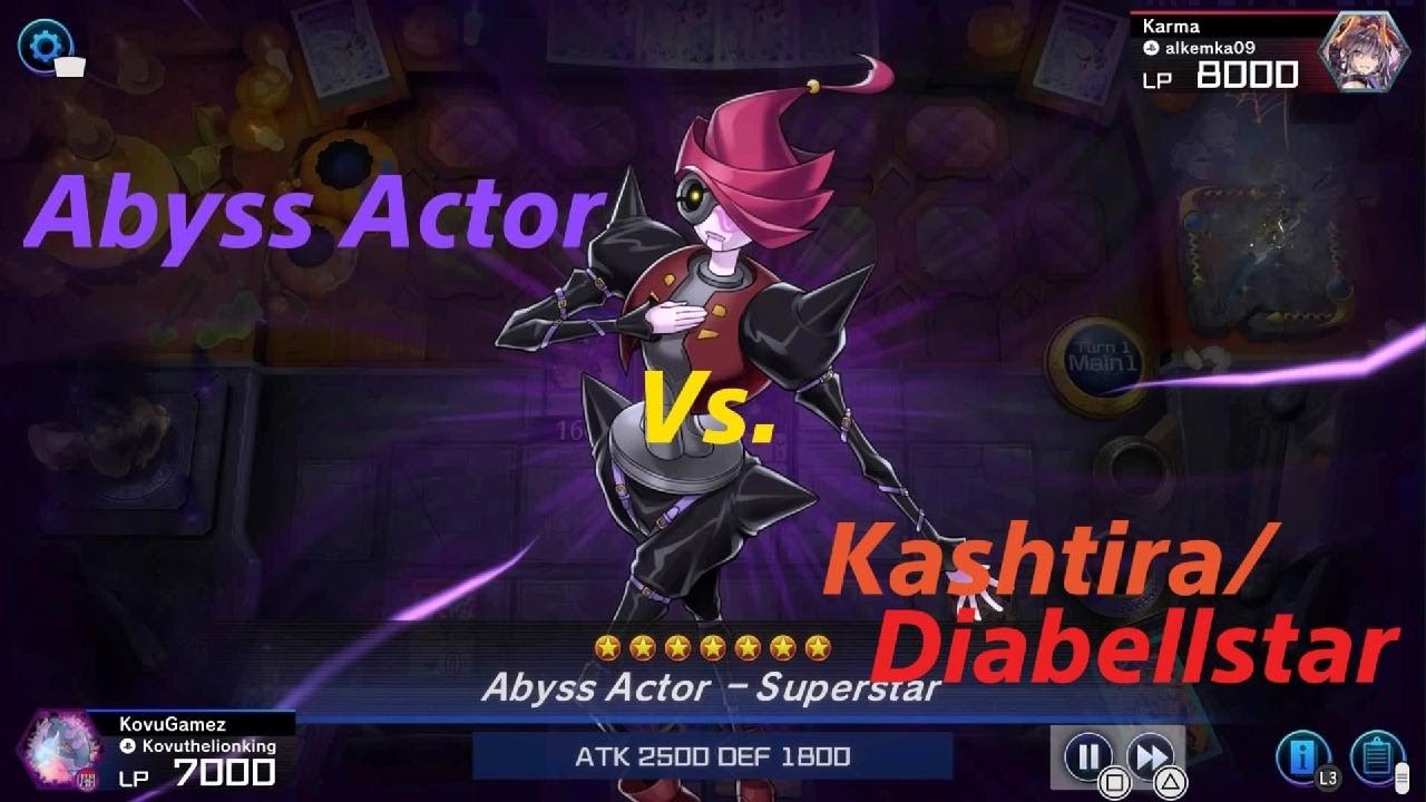 Yu-Gi-Oh! Master Duel- Abyss Actor Vs Kashtira/Diabellstar - YouTube