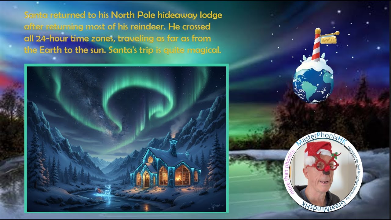 Santa's Global Journey A Colorful Christmas Adventure with 5 Animal ...