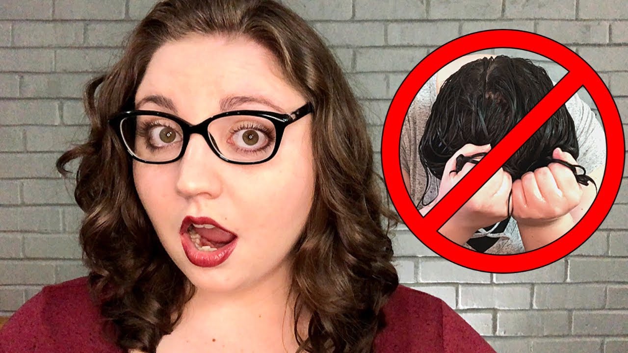 No Scrunch Challenge on WAVY Hair! - YouTube