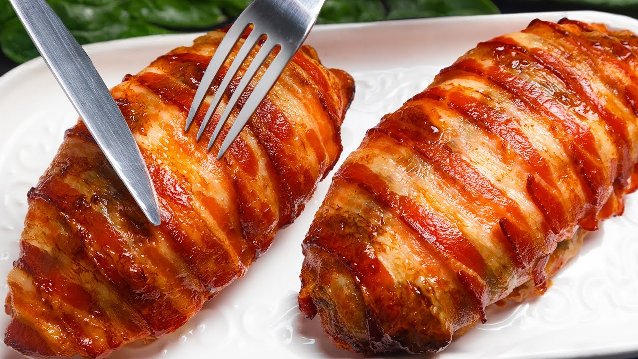 Surprise your guests at Christmas dinner! Juicy Stuffed Chicken Breast ...