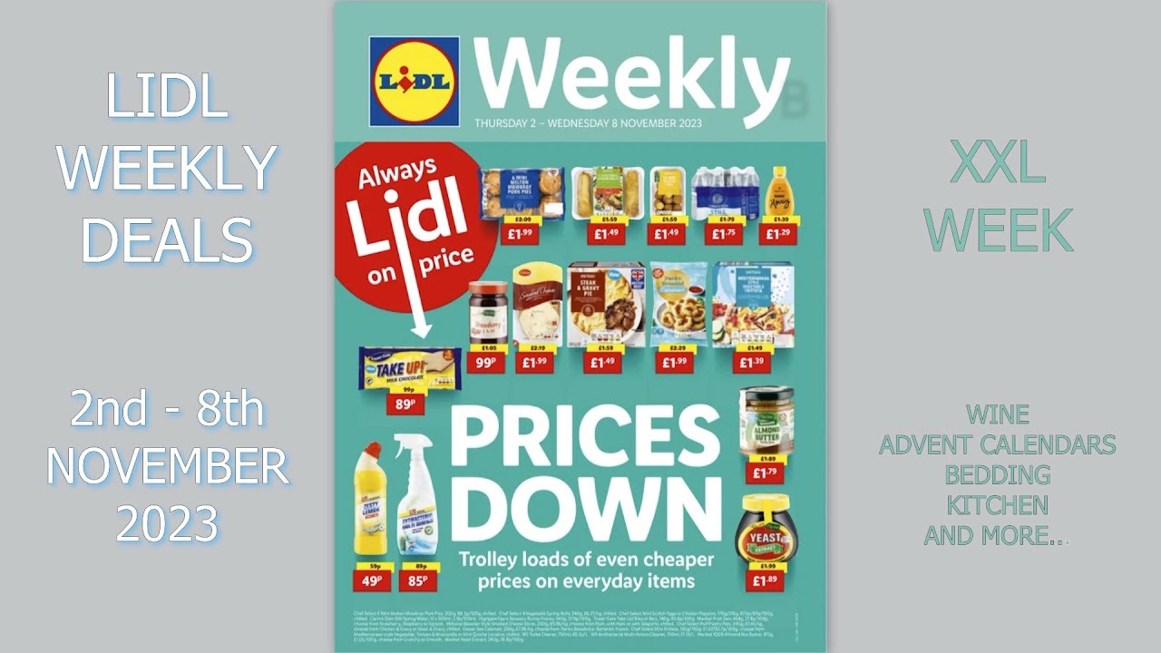 Lidl Weekly Deals 2nd - 8th November 2023 XXL Week - YouTube