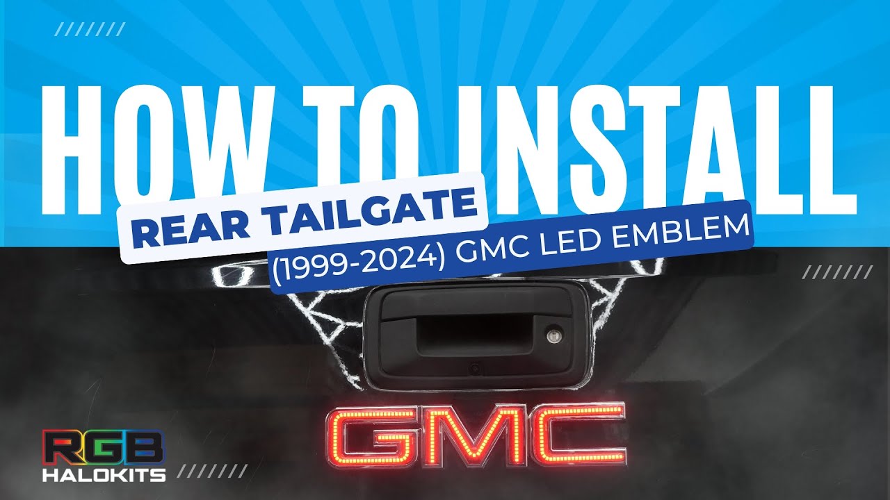 How to Install Rear Tailgate GMC LED Emblem (1999-2024) - YouTube