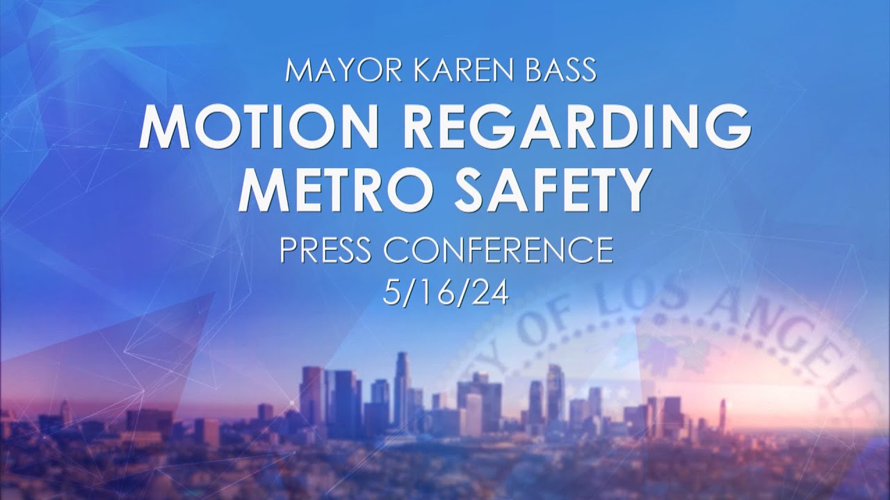 Motion Regarding Metro Safety Press Conference 5/16/24 - YouTube