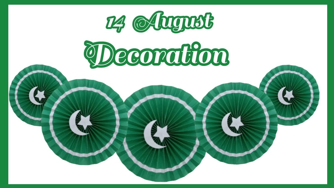 Zigzag flower | Independence Day decoration ideas | 14 August ...