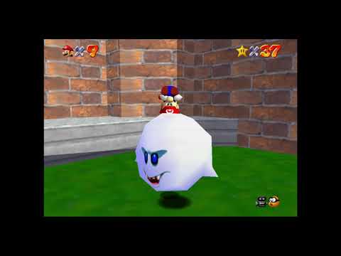 Super Mario 64 - Big Boo's Haunt: Big Boo's Balcony - YouTube