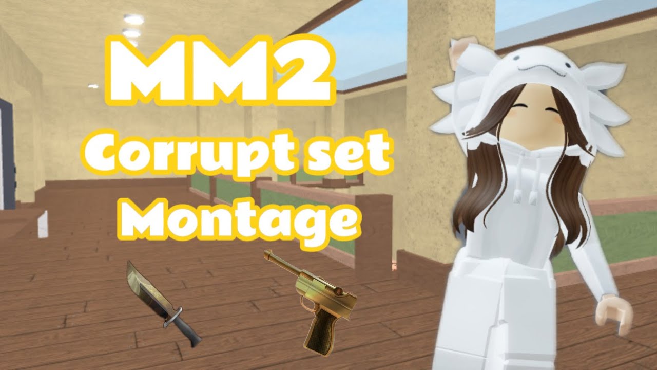 🥖MM2 CORRUPT SET MONTAGE | Sheriff/Hero & Murderer wins 🧀 (mobile ...