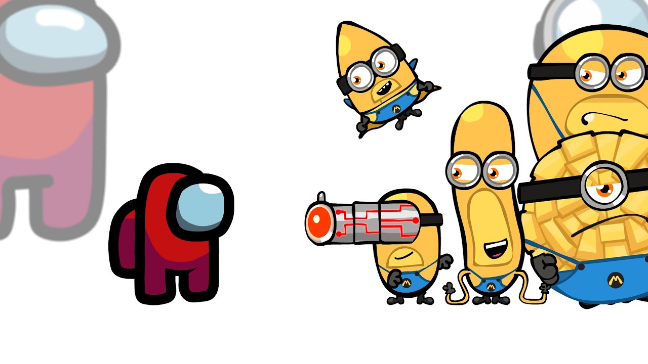 Mini Crewmate Kills Despicable Me 4 Minions Characters - Part 2 | Among ...