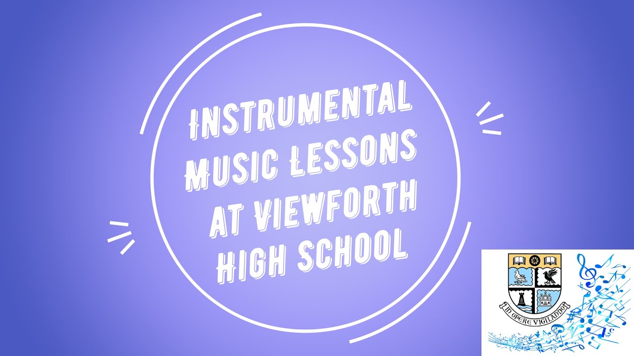 Instrumental Music Lessons at Viewforth High School - YouTube