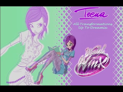 Winx Club Tecna All Transformations Up To Dreamix HD
