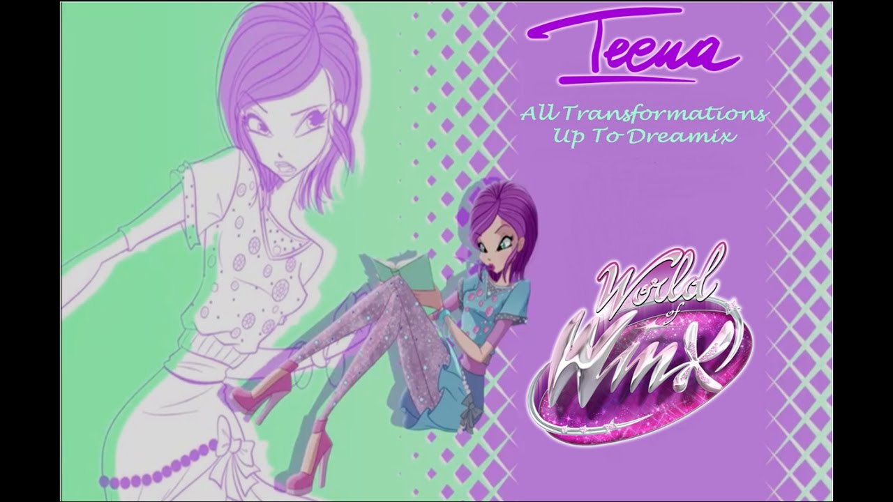 Winx Club Tecna All Transformations Up To Dreamix Hd Youtube 2621