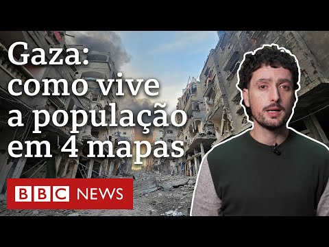 As condições de vida dos moradores da Faixa de Gaza em 4 mapas