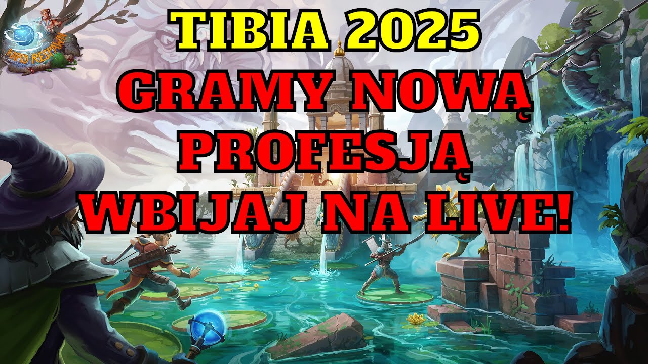 Tibia 2025 - WBIJAJ NA LIVE! ZARÓB NA 2 MIECHY PACCA NA EVENCIE! - YouTube