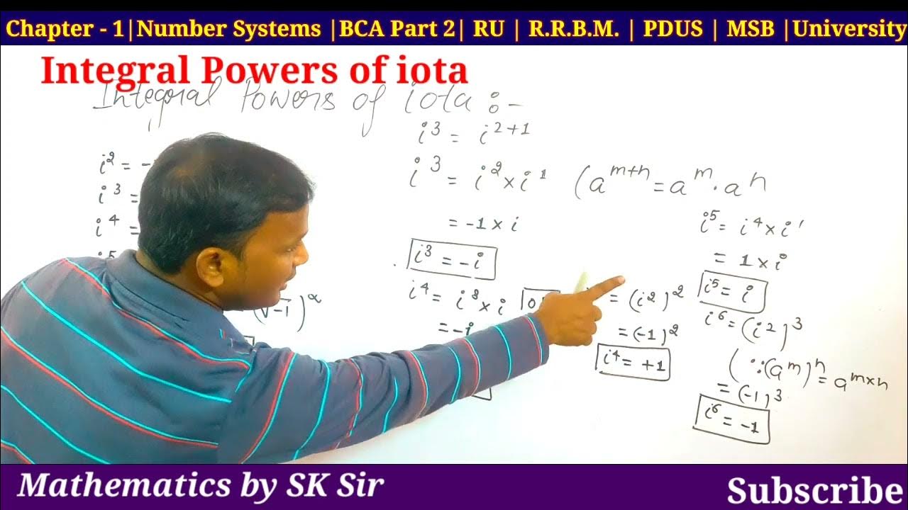 Complex Number | Integral pawers of iota | Imaginary Number | Class -11 | ERT| NCERT | CBSE ...