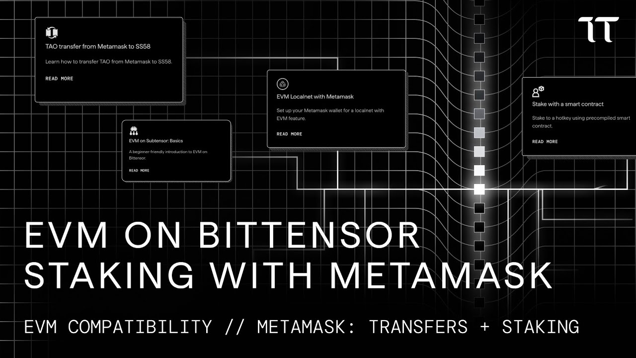 Guide to Staking TAO on Bittensor EVM Testnet Using Metamask - YouTube
