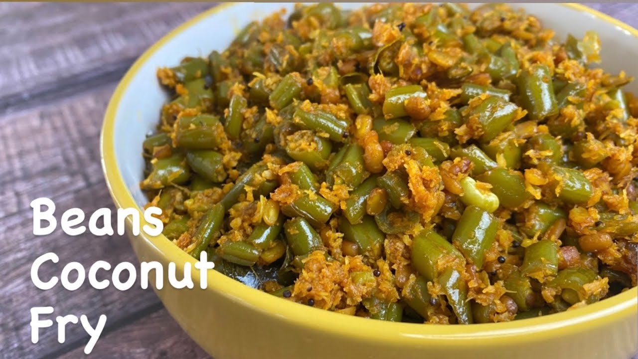 Beans Coconut Fry|| Beans Recipes || Simple and Quick Beans || Beans ...