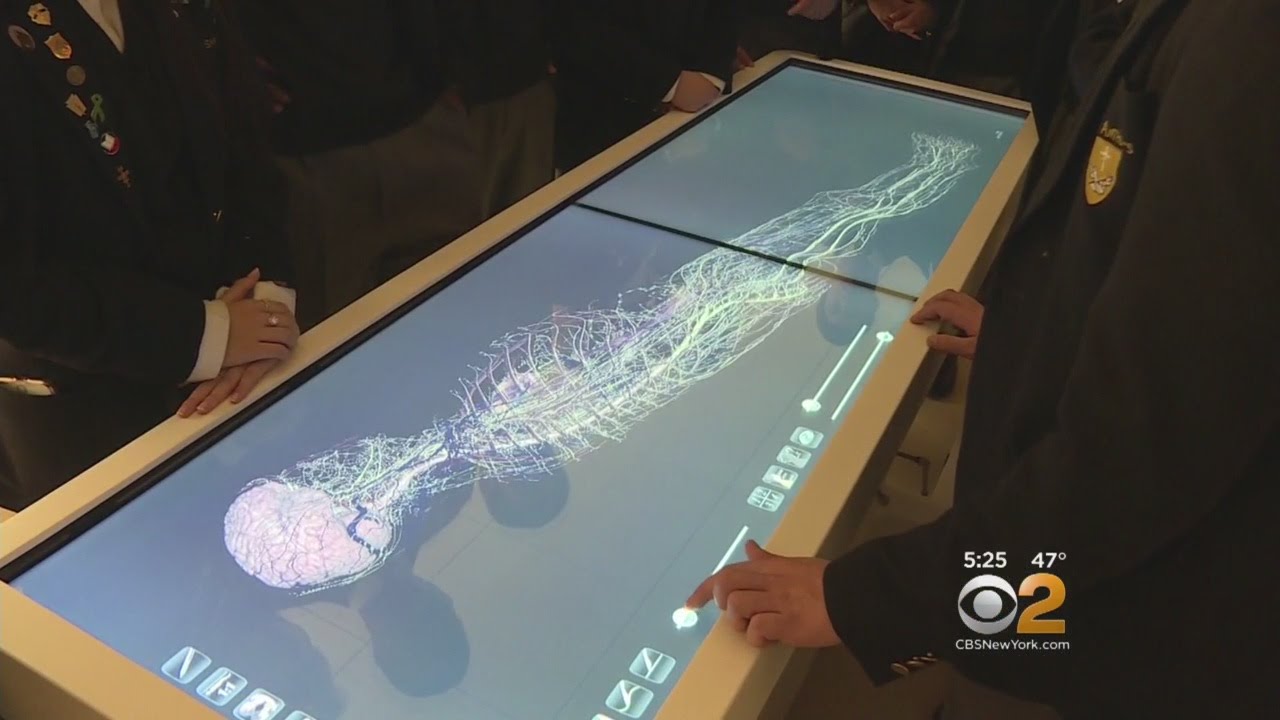 Students Test Out New Virtual Cadaver Tables - YouTube