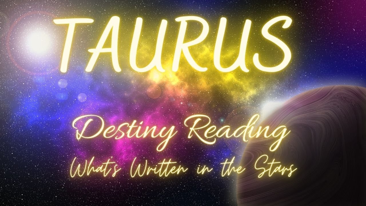 TAURUS *Destiny* Tarot & Oracle card Reading - What's written in the ...