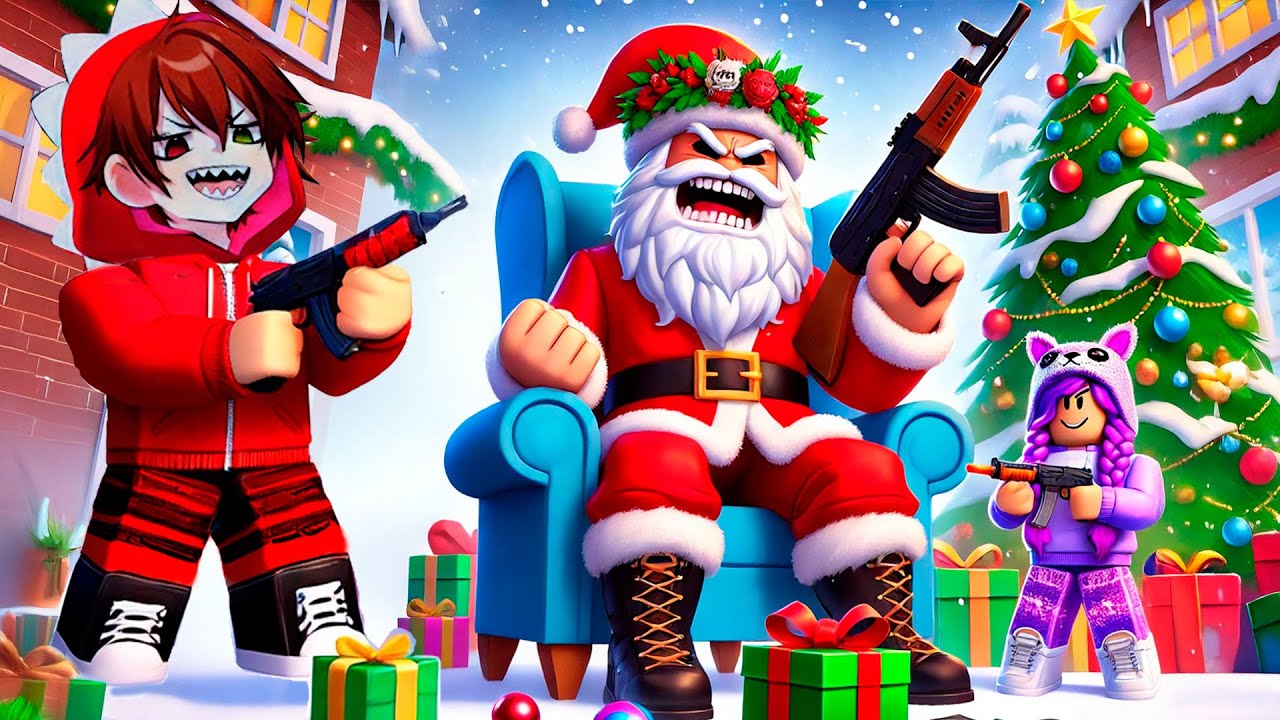 ¡Así se ve Santa si llegas a él en Roblox! 😱🎅 - YouTube