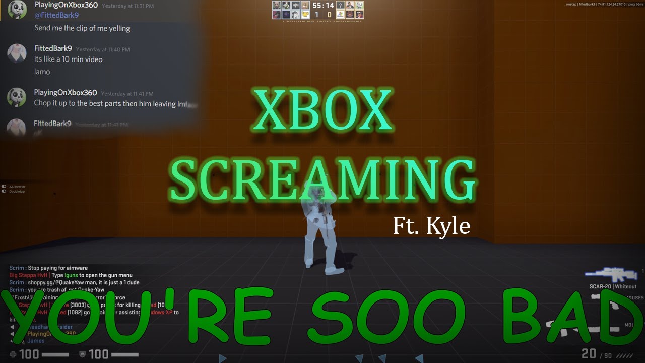 [HvH] My Friend Xbox Screaming For 2 Minutes Straight (ft. Kyle) - YouTube