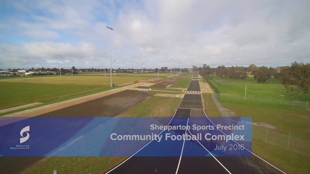 Shepparton Regional Sports Precinct - Community Football Complex - YouTube