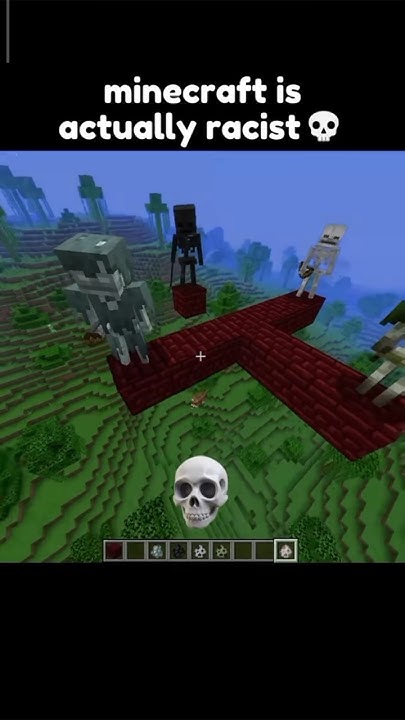 Minecraft is Actually RACIST!? ☠️🤯 (Shocking Truth) #minecraft #shorts ...