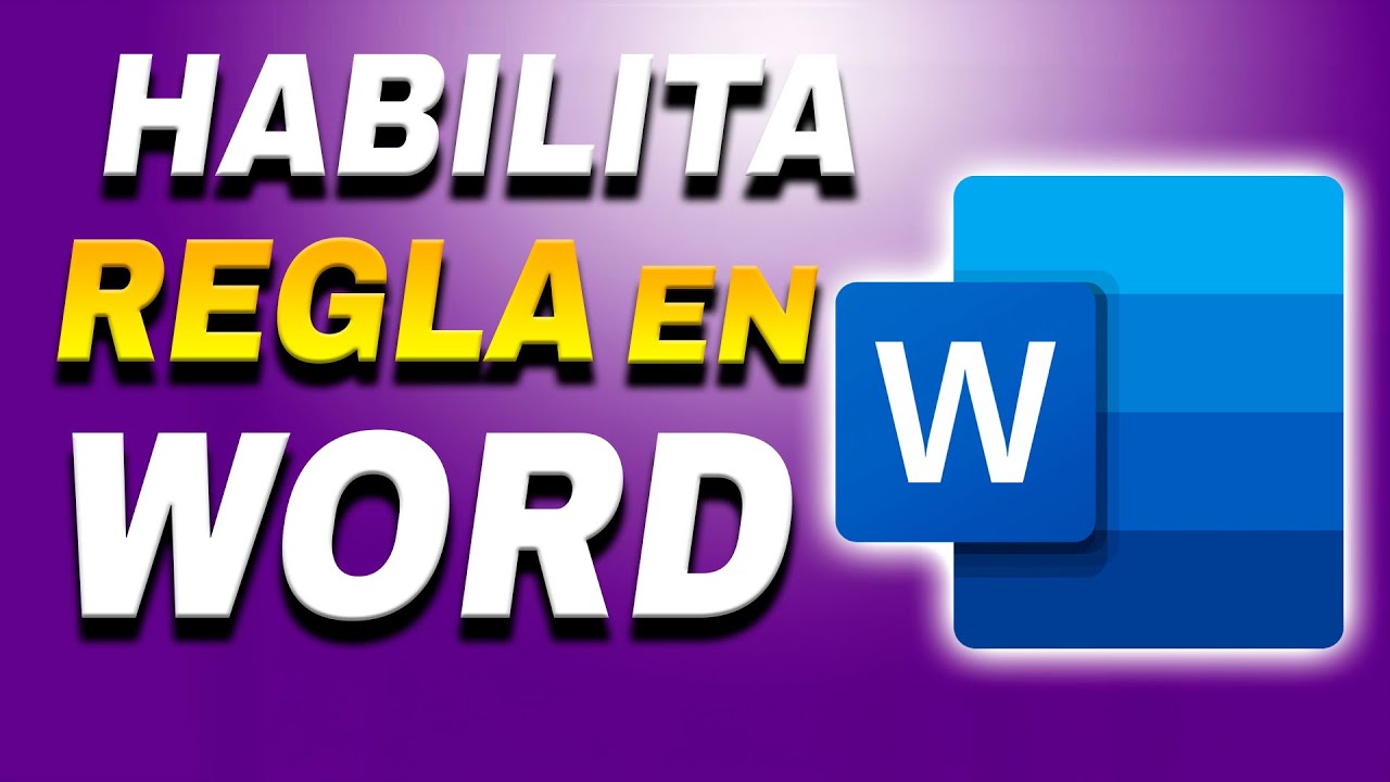 Como ver regla en WORD 2013-2016-2019-2021 | Activar regla en word ...