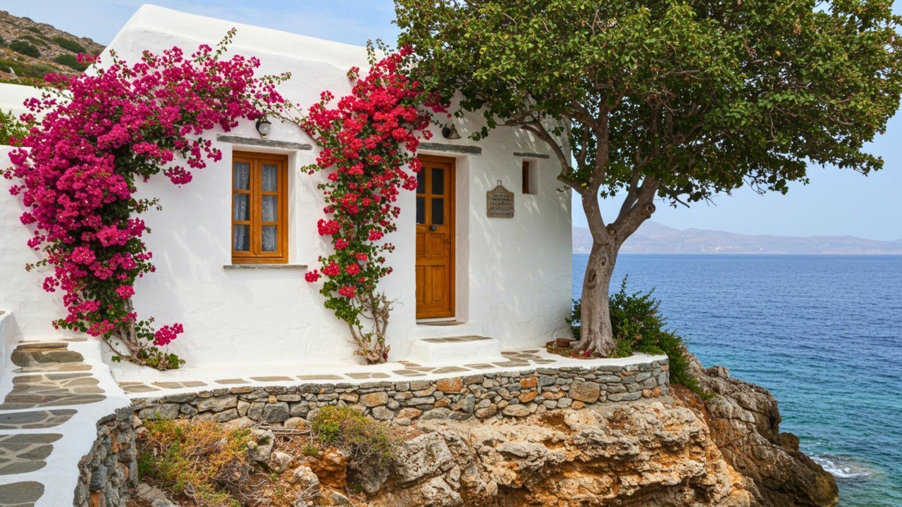 A Cozy Greek Cottage on the Mediterranean Coast – Discover Its ...
