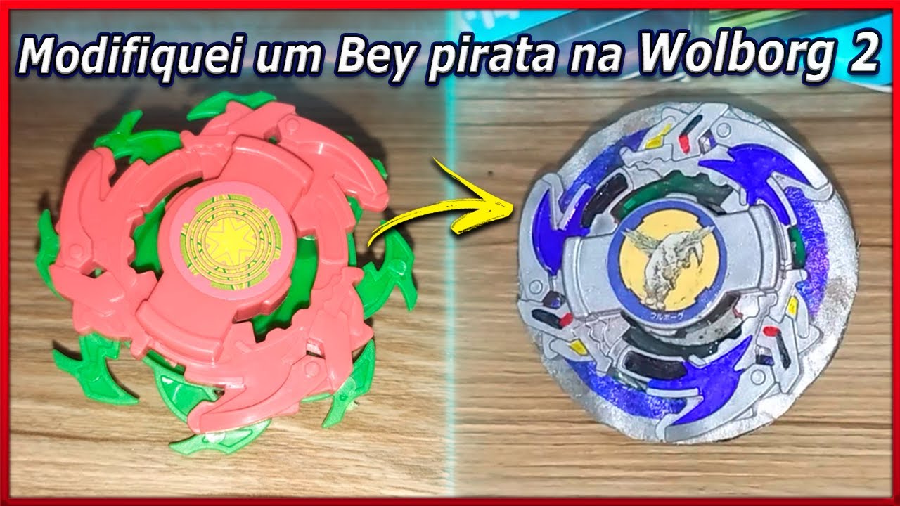 Como fazer uma Wolborg 2 🐺 - Beyblade pirata #beyblade #wolborg - YouTube