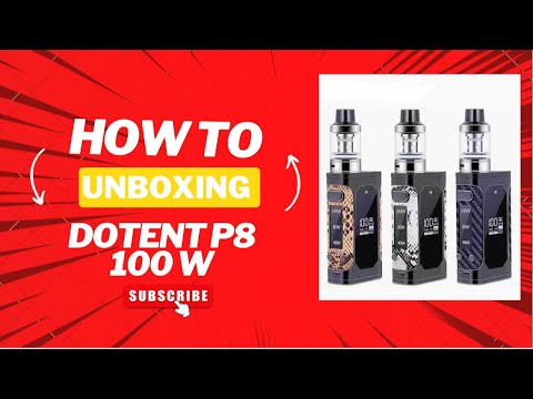 P8 Vape Mod Starter Kit 100W 2200mAh Box Mod Battery 2.5ml Tank - YouTube