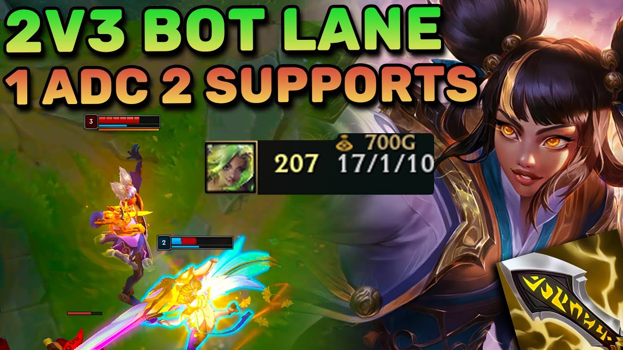 Winning a 2v3 Bot Lane With Zeri - YouTube