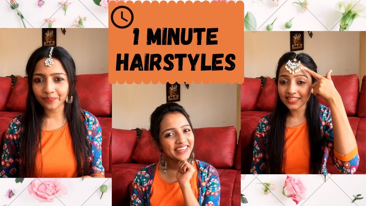 EASY HAIRSTYLES IN 1 MIN ONLY | HAIRSTYLE SUGGESTIONS FOR ALL OCCASIONS ...