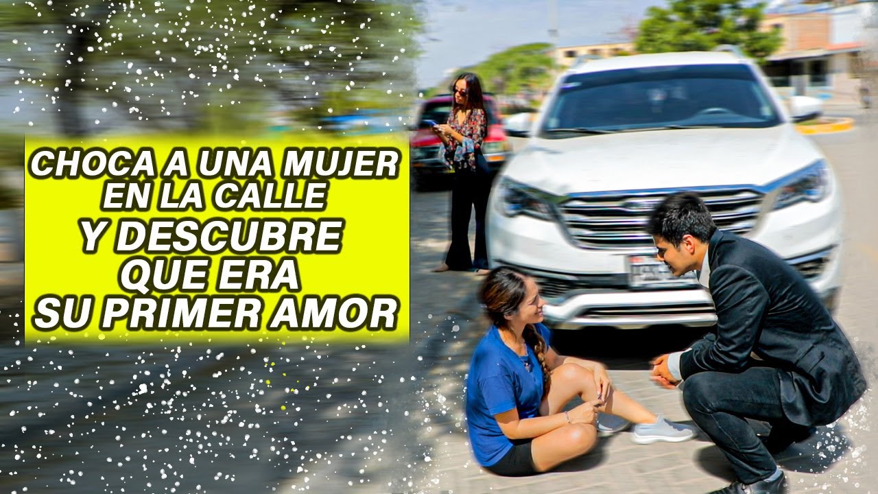 Choca accidentalmente con una mujer en la calle y se sorprende al ...