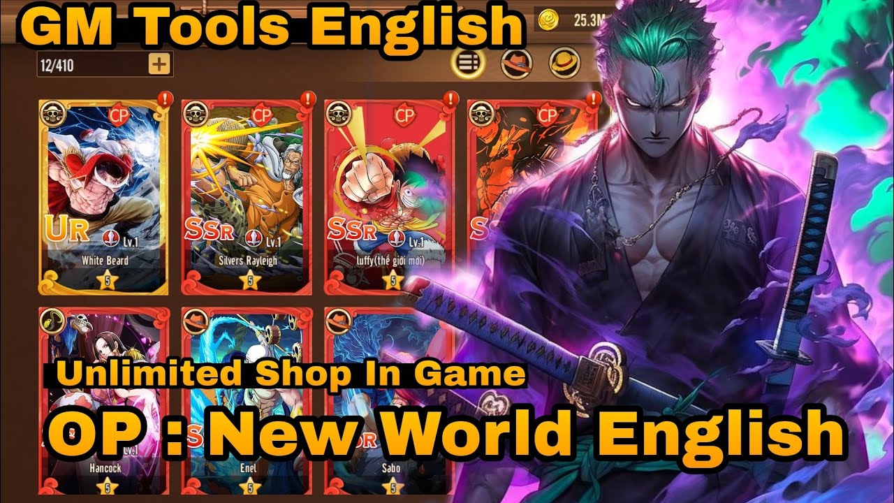 Op : New world English GM tools - Free Unlimited DM + Unlimited shop In ...